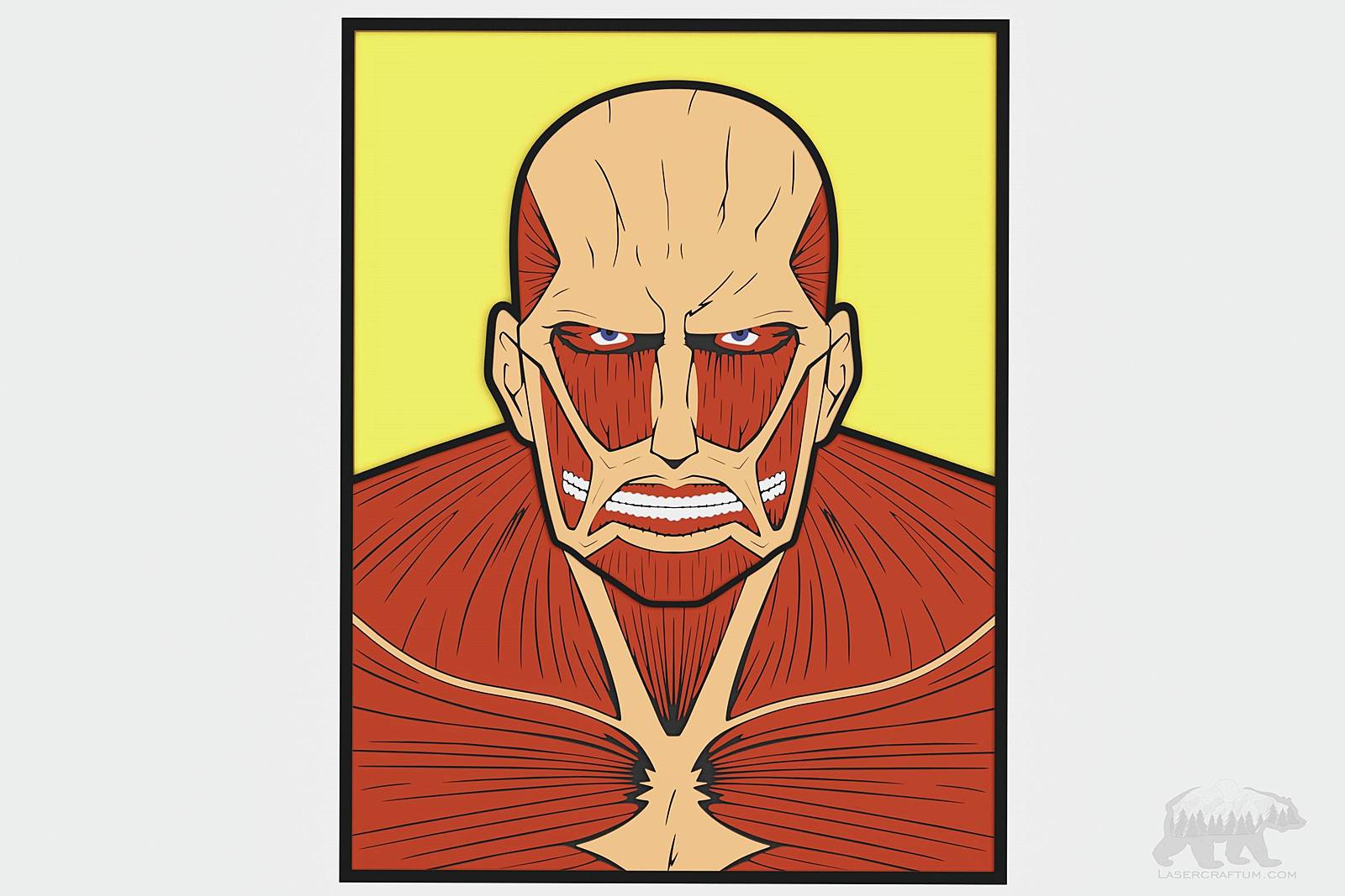 Colossal Titan Face