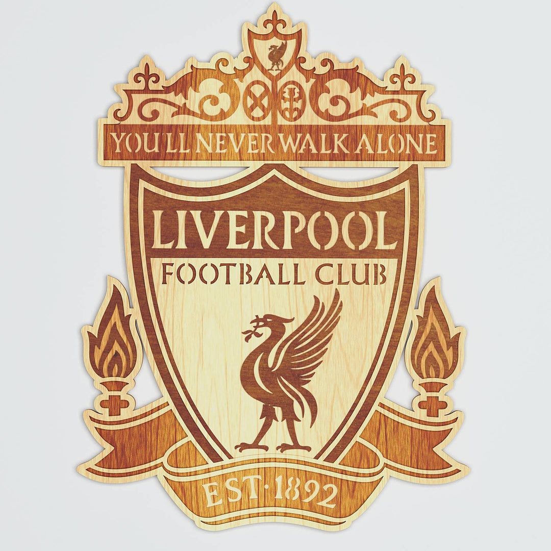 Liverpool Logo Layered Design for cutting - LaserCraftum