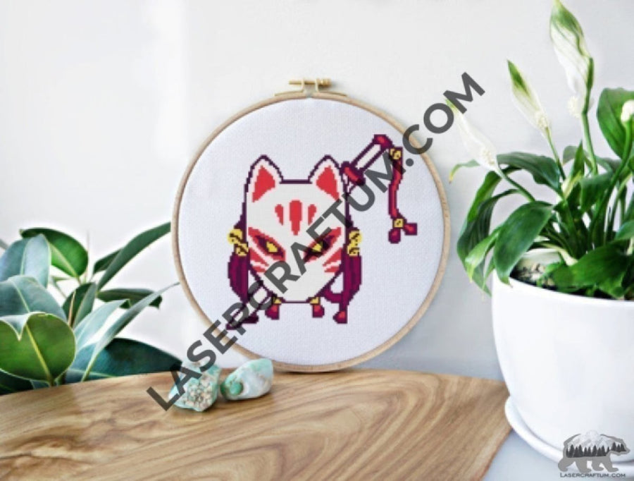 Anime Cat Cross Stitch PDF Pattern - LaserCraftum