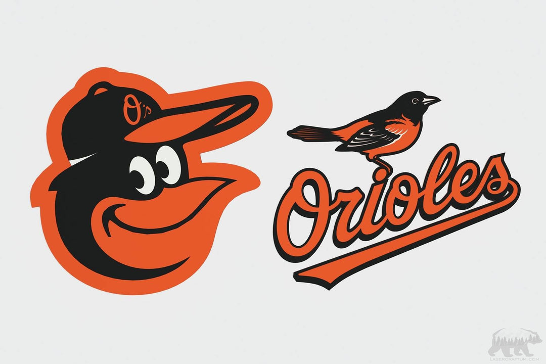 Baltimore Orioles Layered Design for cutting - LaserCraftum