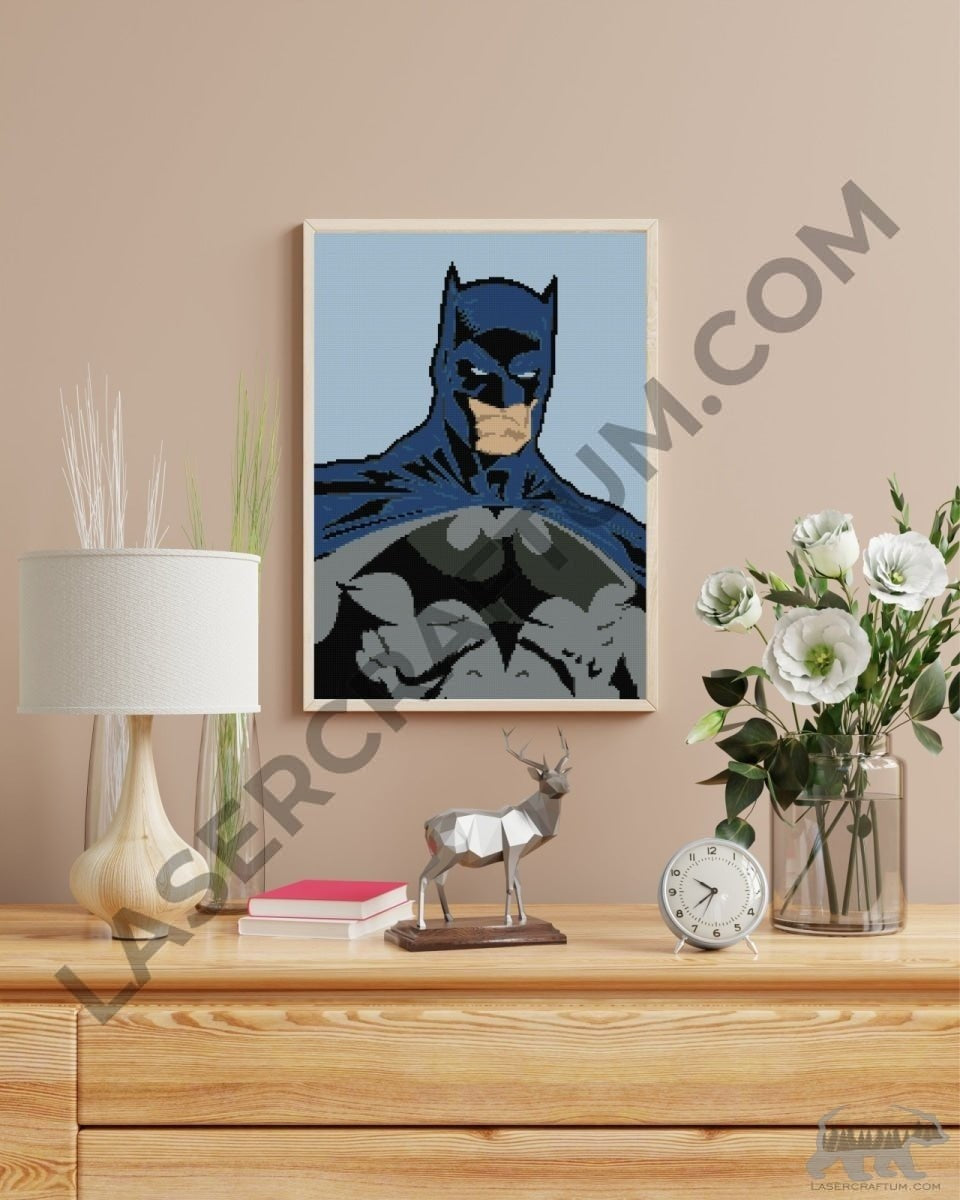 Batman Cross Stitch PDF Pattern - LaserCraftum