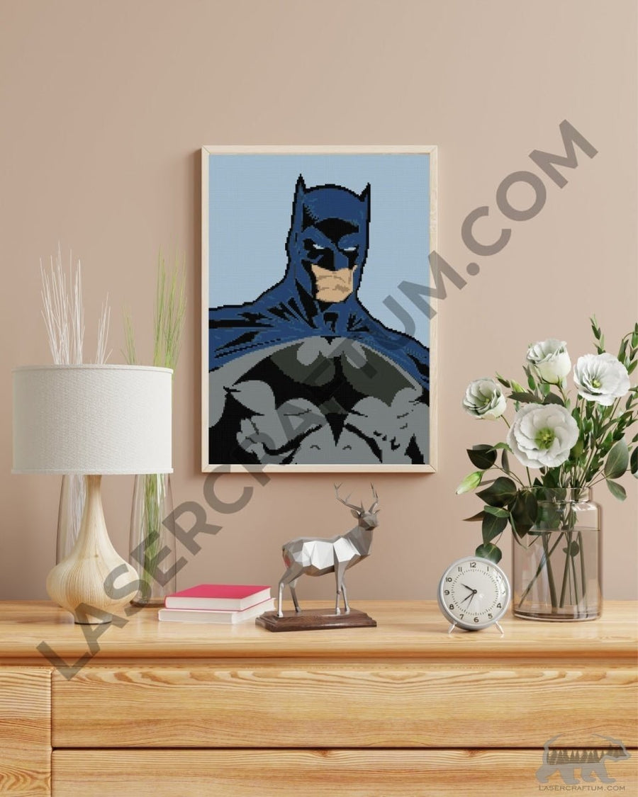 Batman Cross Stitch PDF Pattern - LaserCraftum