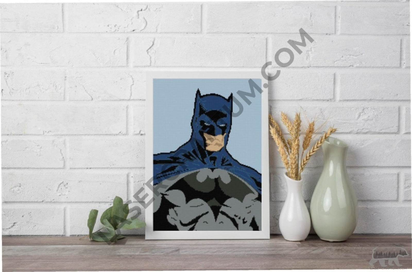 Batman Cross Stitch PDF Pattern - LaserCraftum
