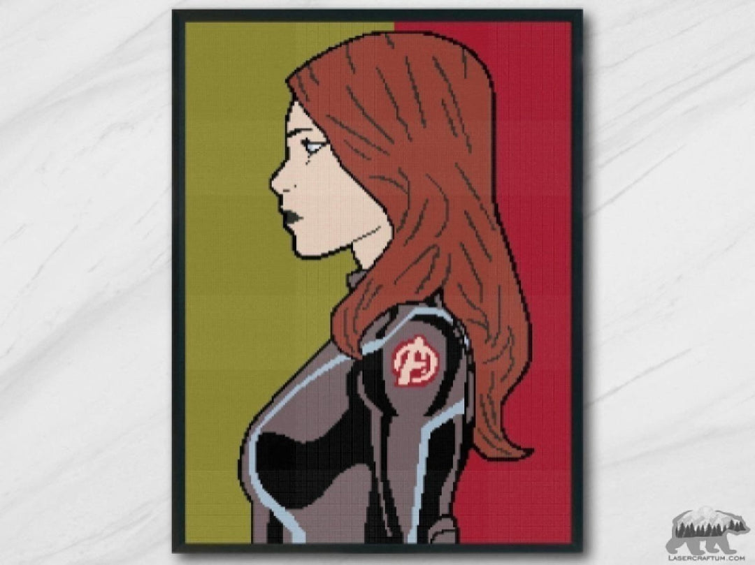 Black Widow Cross Stitch PDF Pattern - LaserCraftum