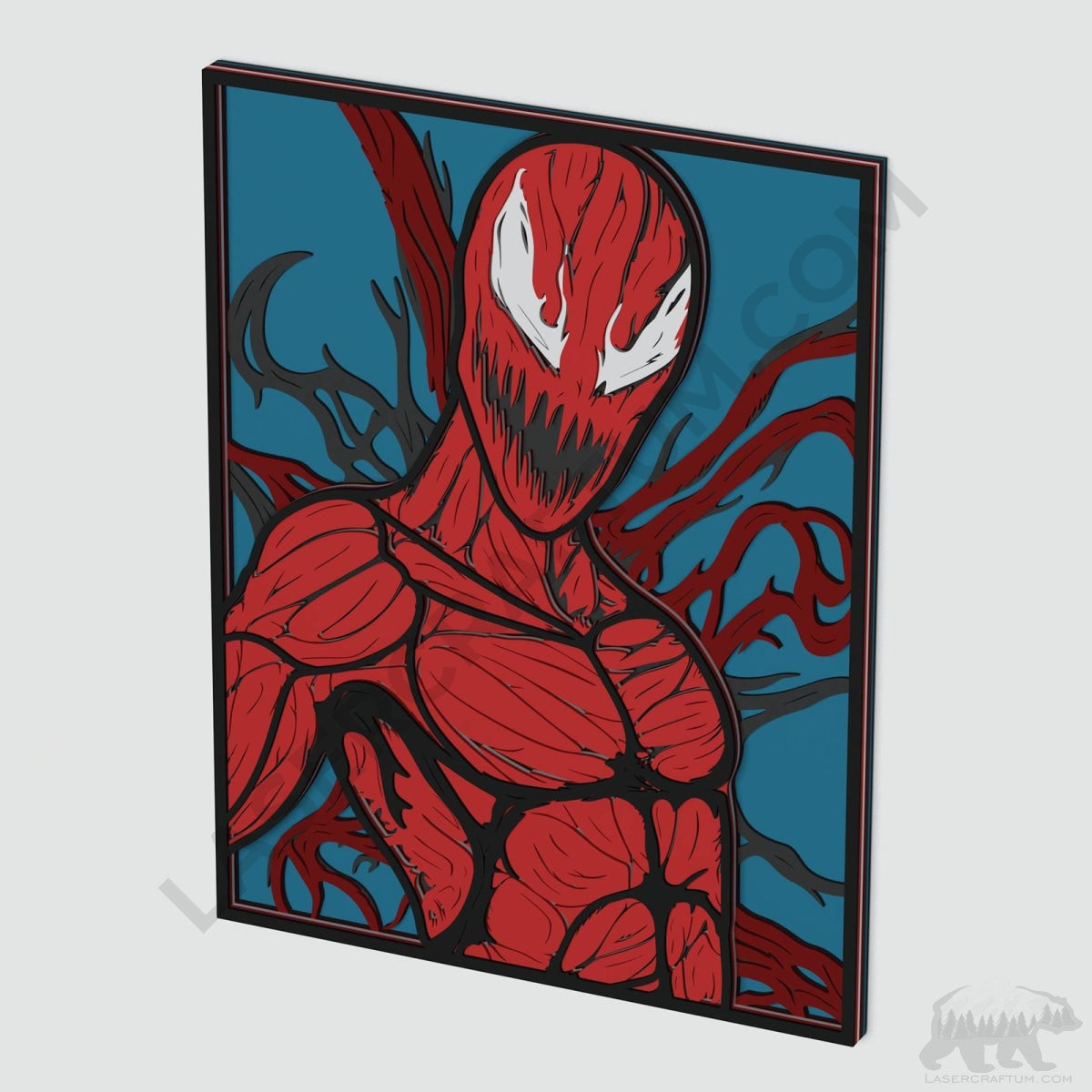 Carnage Layered Design for cutting - LaserCraftum