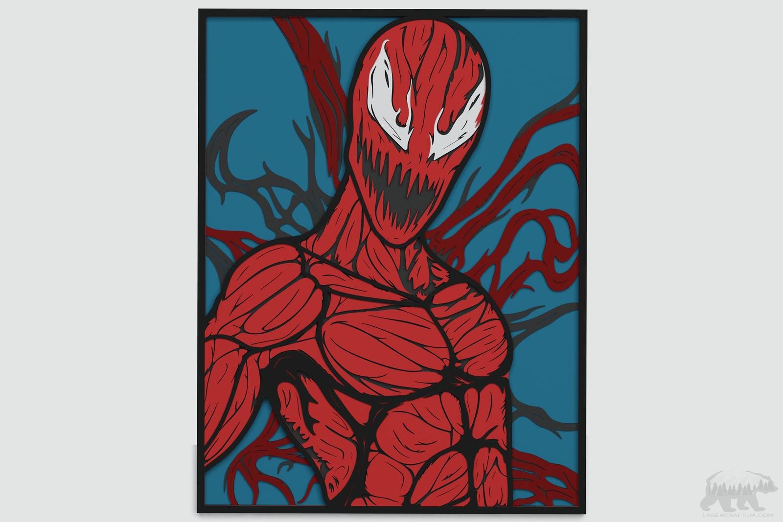 Carnage Layered Design for cutting - LaserCraftum