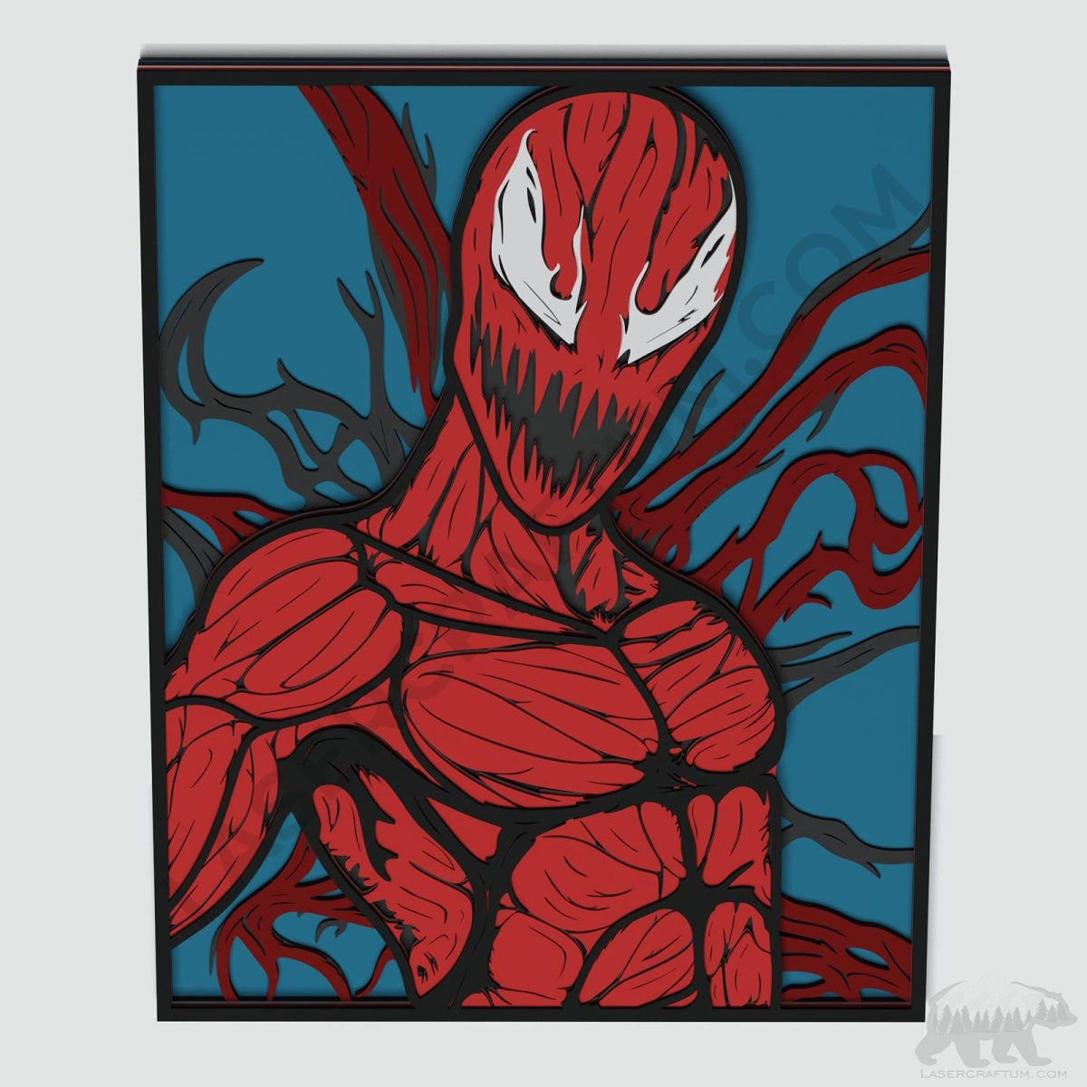 Carnage Layered Design for cutting - LaserCraftum