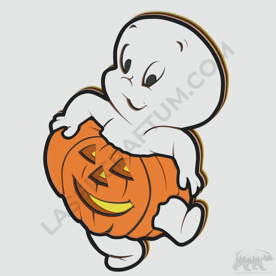 Casper Layered Design for cutting - LaserCraftum