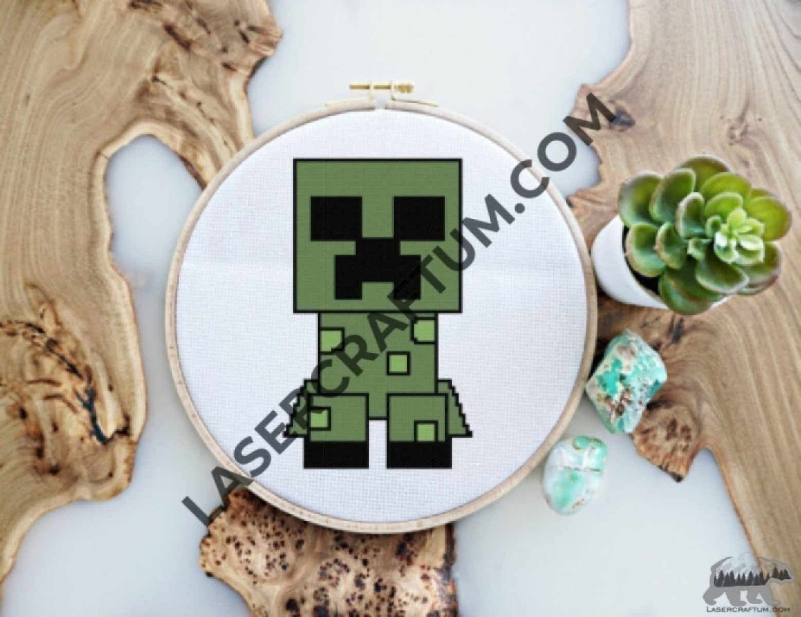Creeper Cross Stitch PDF Pattern - LaserCraftum