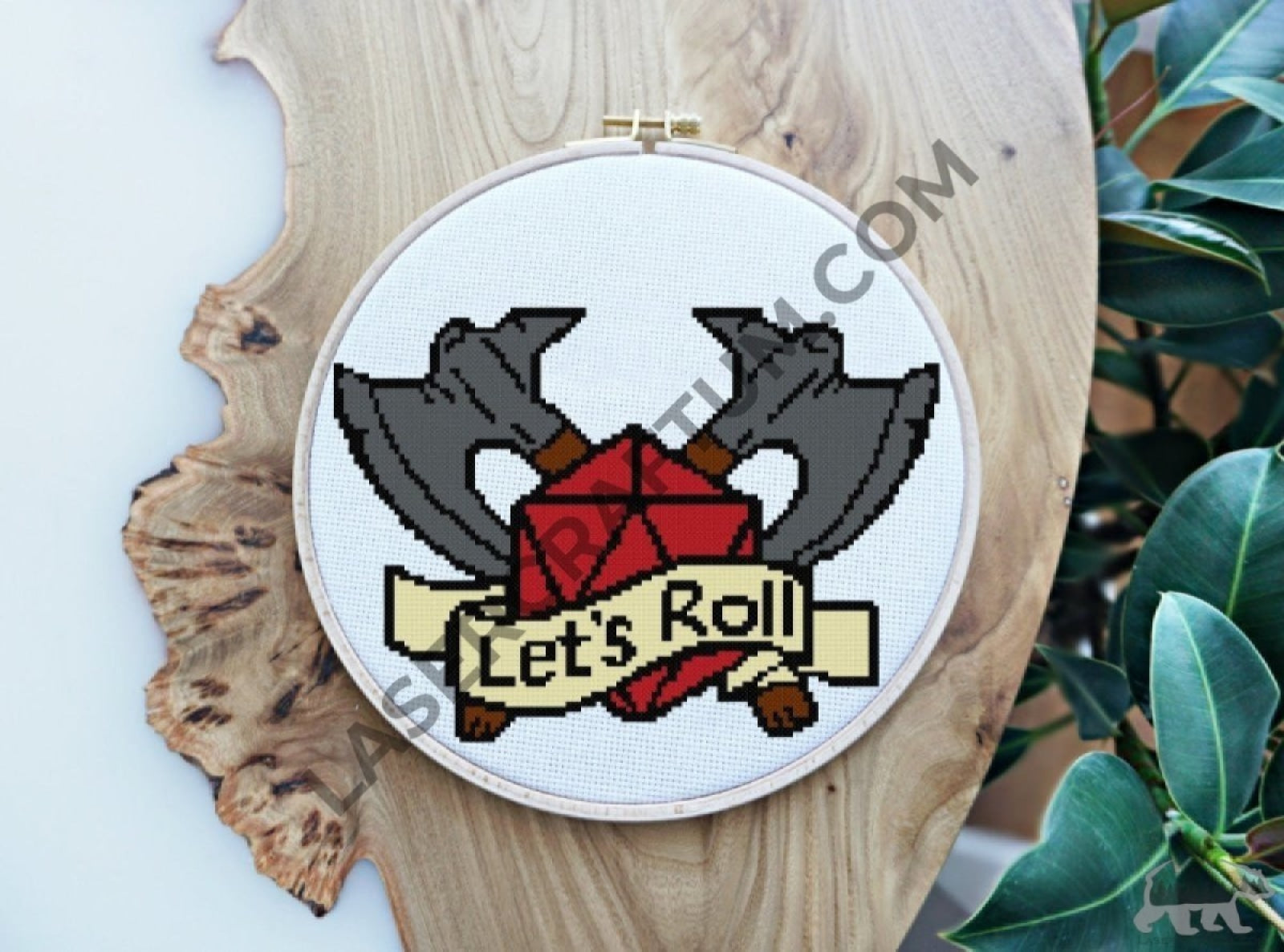 D&D Cross Stitch PDF Pattern - LaserCraftum