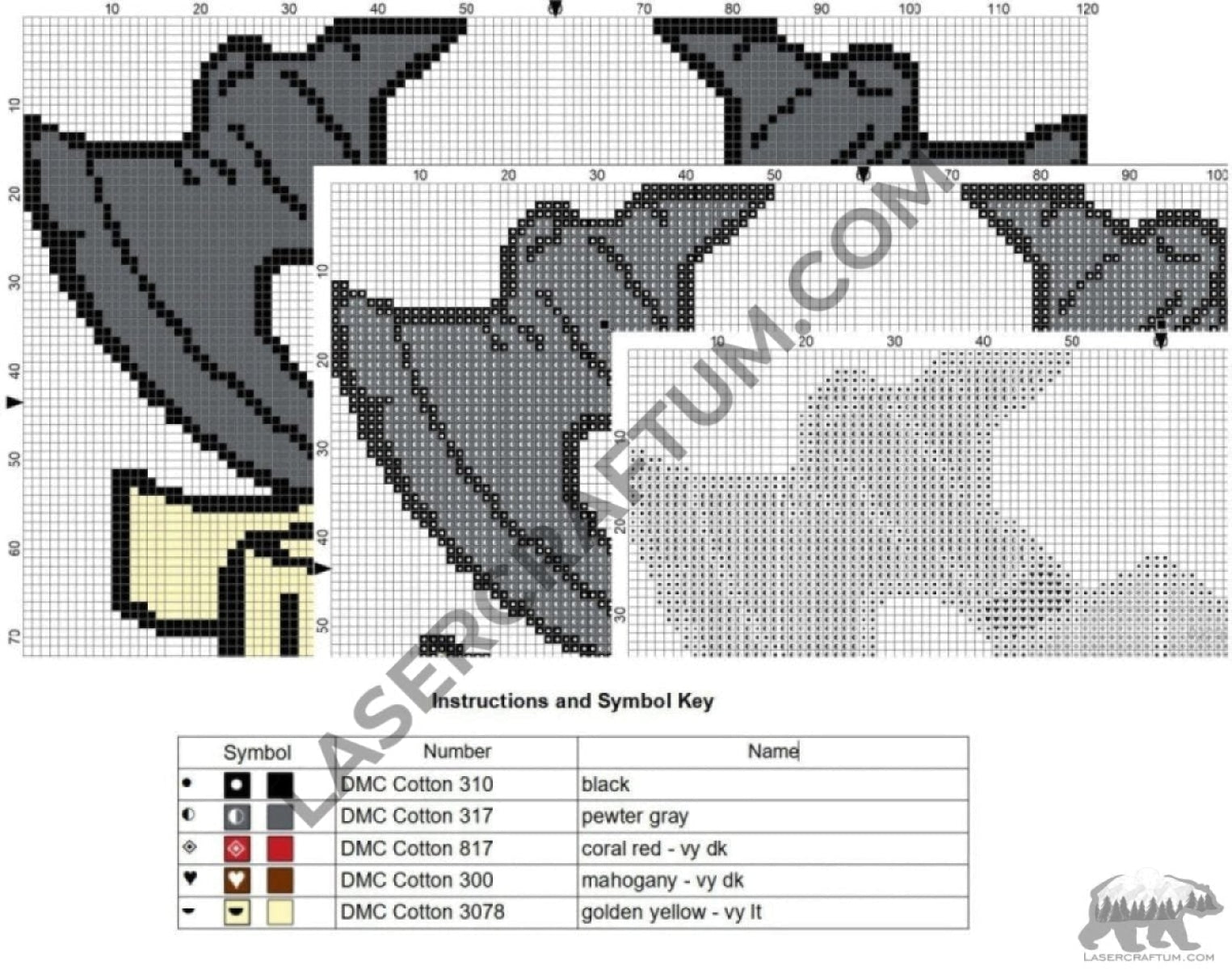 D&D Cross Stitch PDF Pattern - LaserCraftum