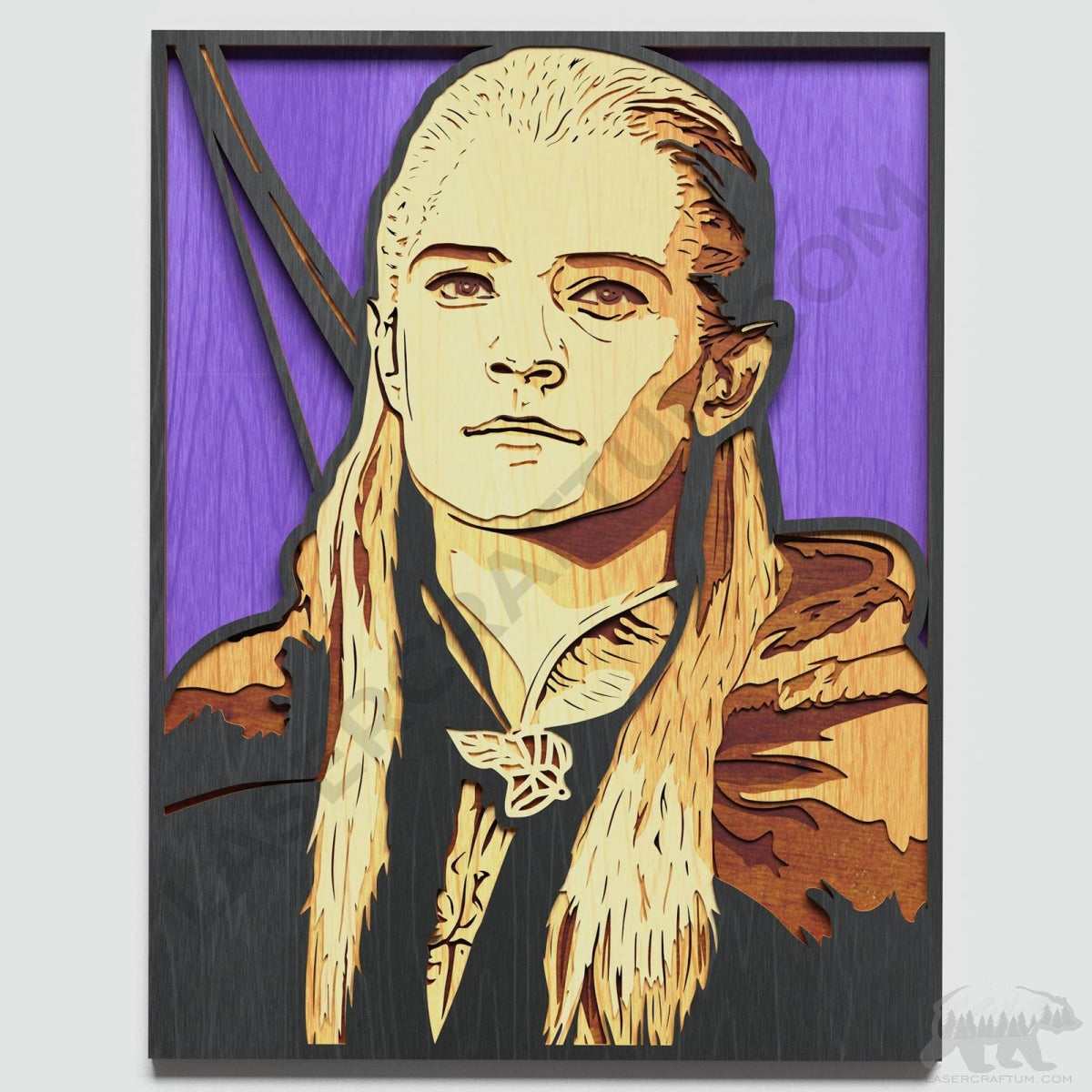 Legolas Layered Design for cutting - LaserCraftum