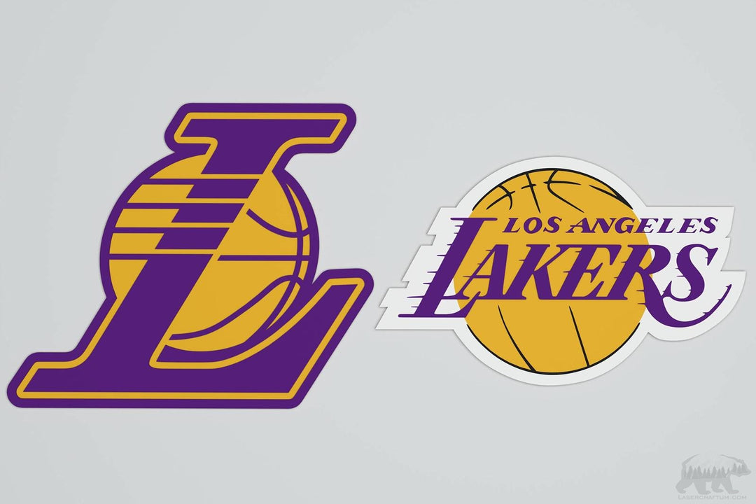 Los Angeles Lakers Layered Design for cutting - LaserCraftum
