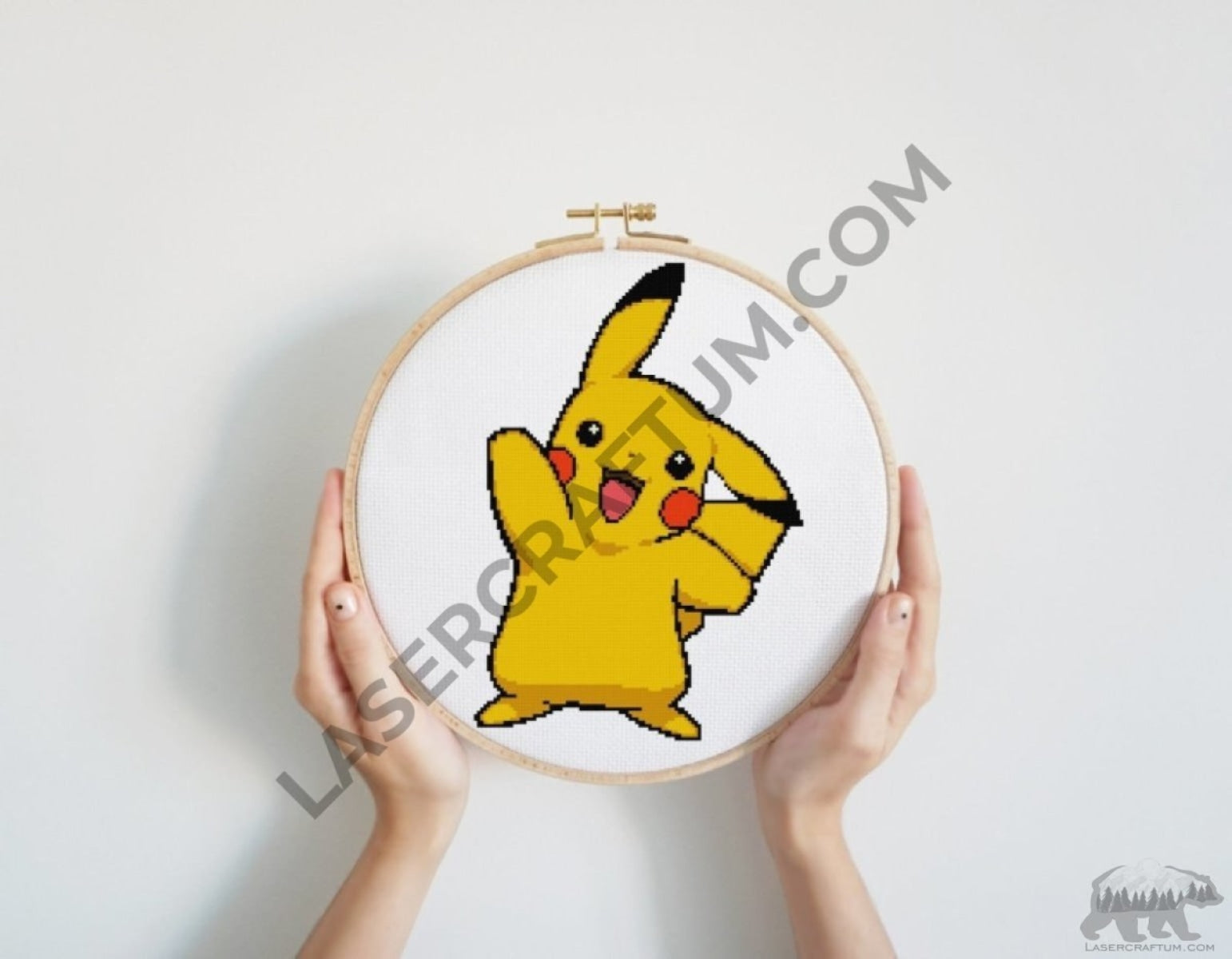 Pikachu Cross Stitch PDF Pattern - LaserCraftum