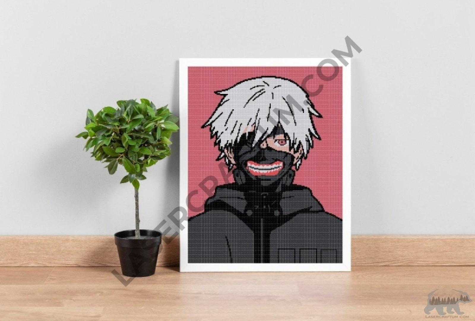 Tokio Ghoul Cross Stitch PDF Pattern - LaserCraftum