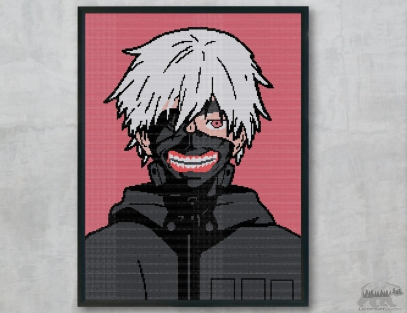 Tokio Ghoul Cross Stitch PDF Pattern - LaserCraftum