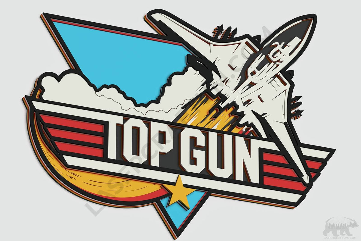 Top Gun Logo Vector