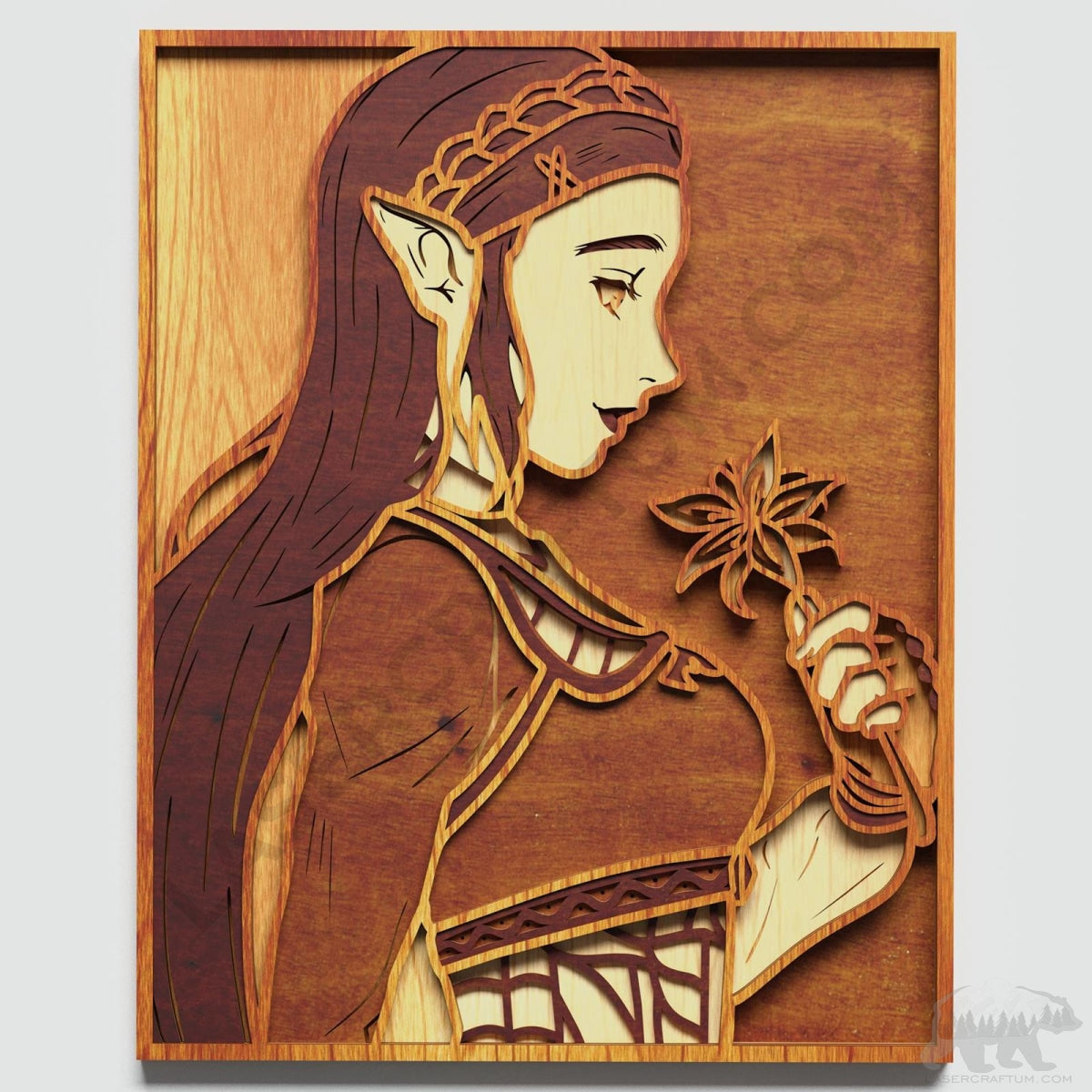 Zelda Layered Design for cutting - LaserCraftum